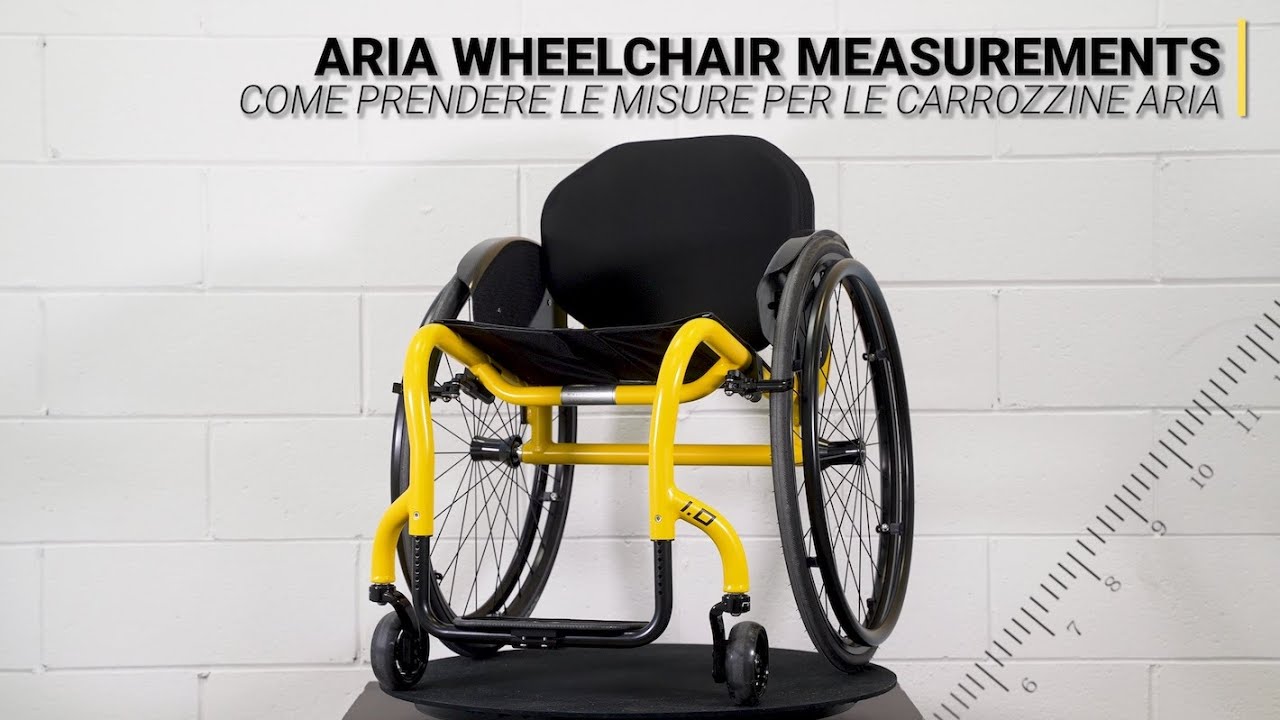 Aria Wheelchair Measurements | Aria Wheels Srl